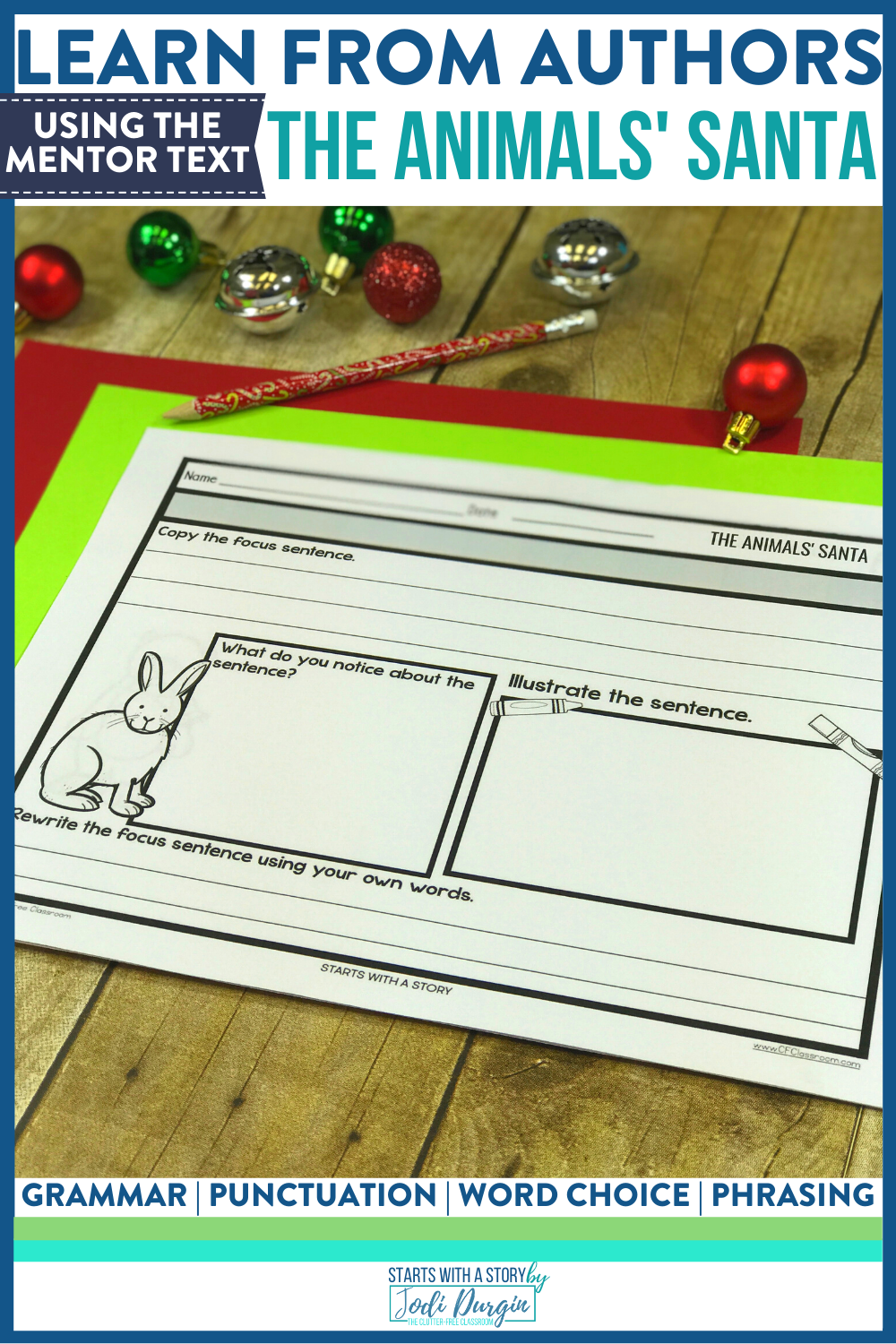 The Animals' Santa Book Activities