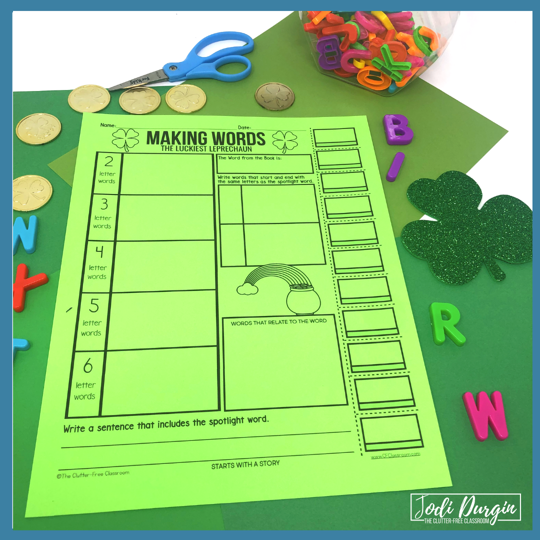 The Luckiest Leprechaun Book Activities