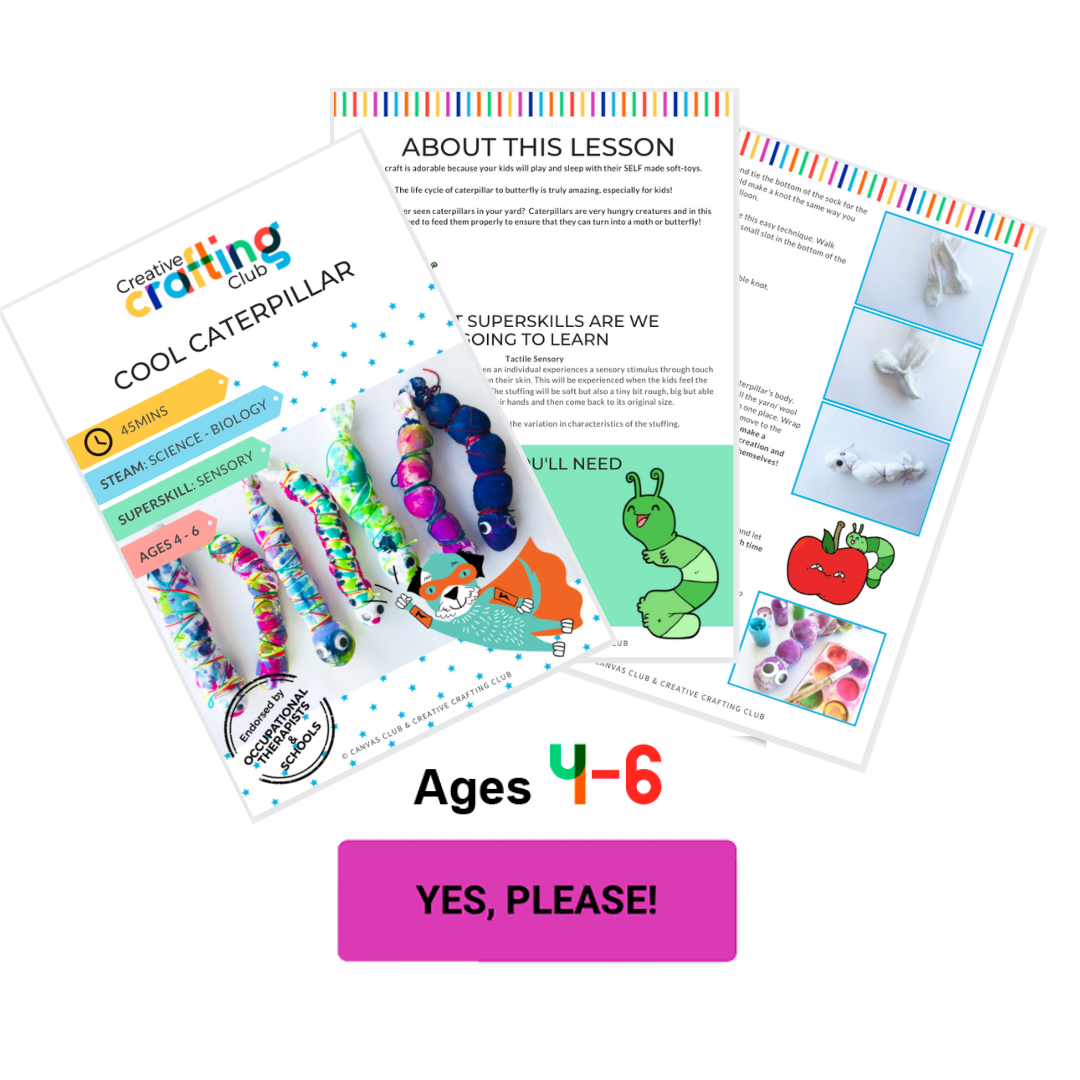 Kids Arts and Crafts Project Lesson Plan Freebies