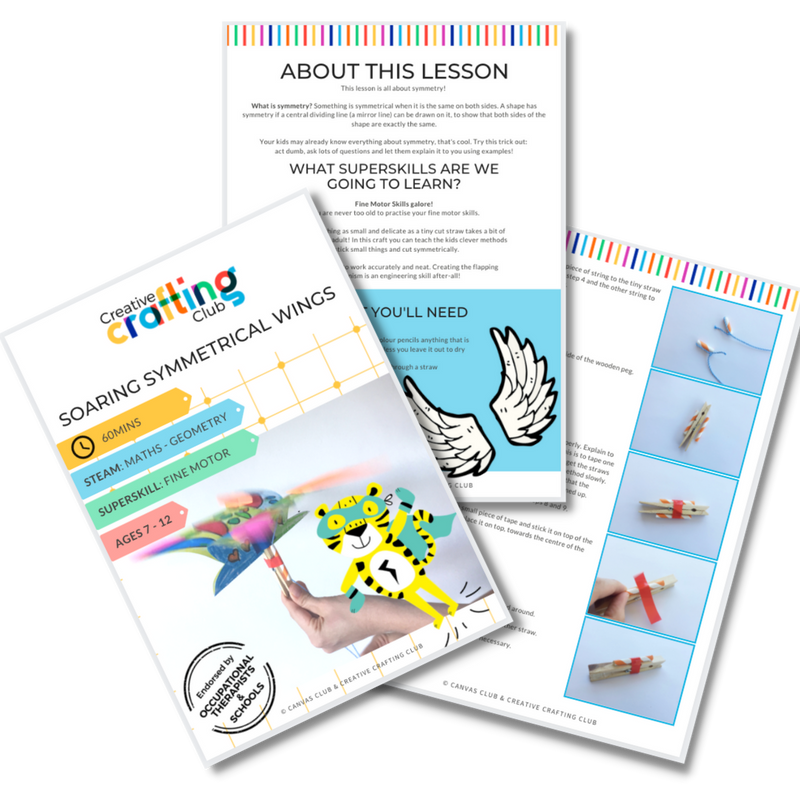 Kids Arts and Crafts Project Lesson Plan Freebies