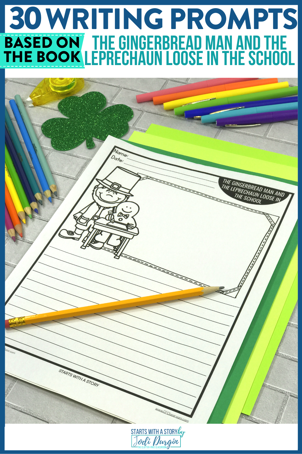 The Gingerbread Man and the Leprechaun Loose at School Book Activities