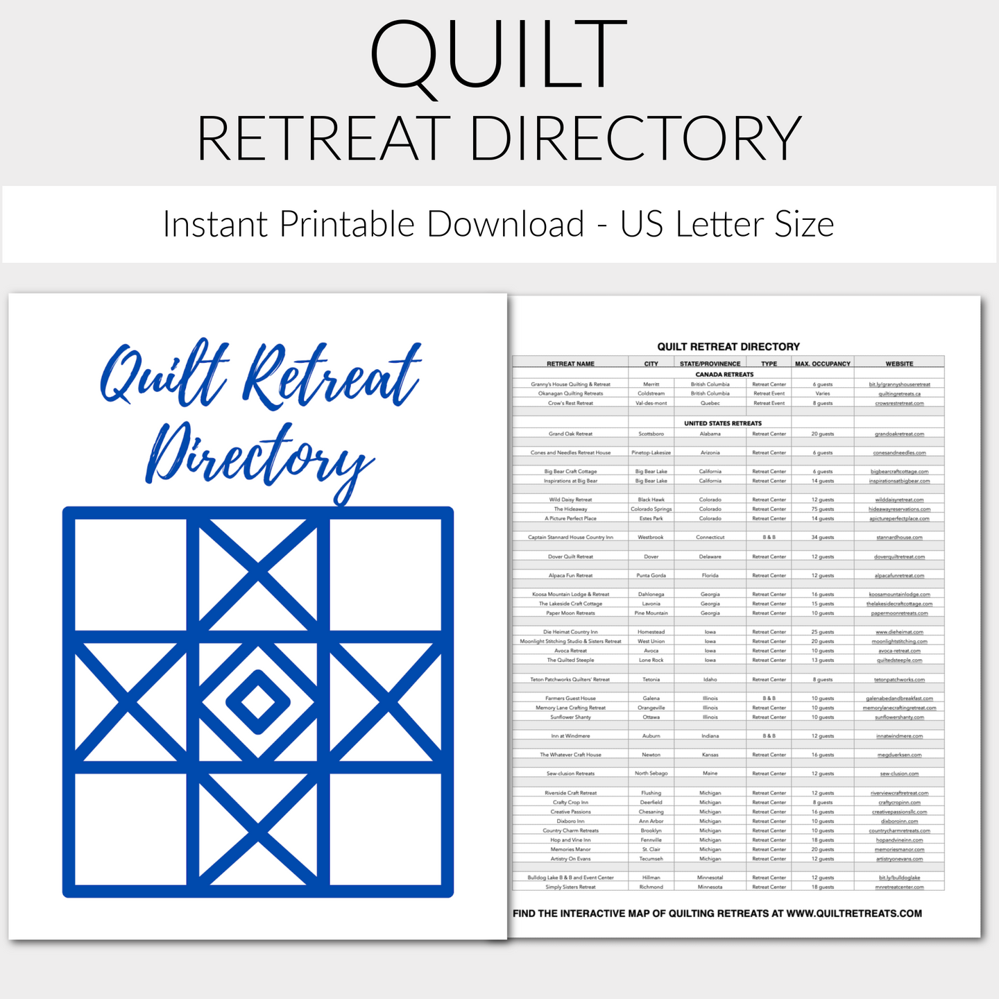 Quilt Retreats Directory I Find Quilting Retreats Worldwide