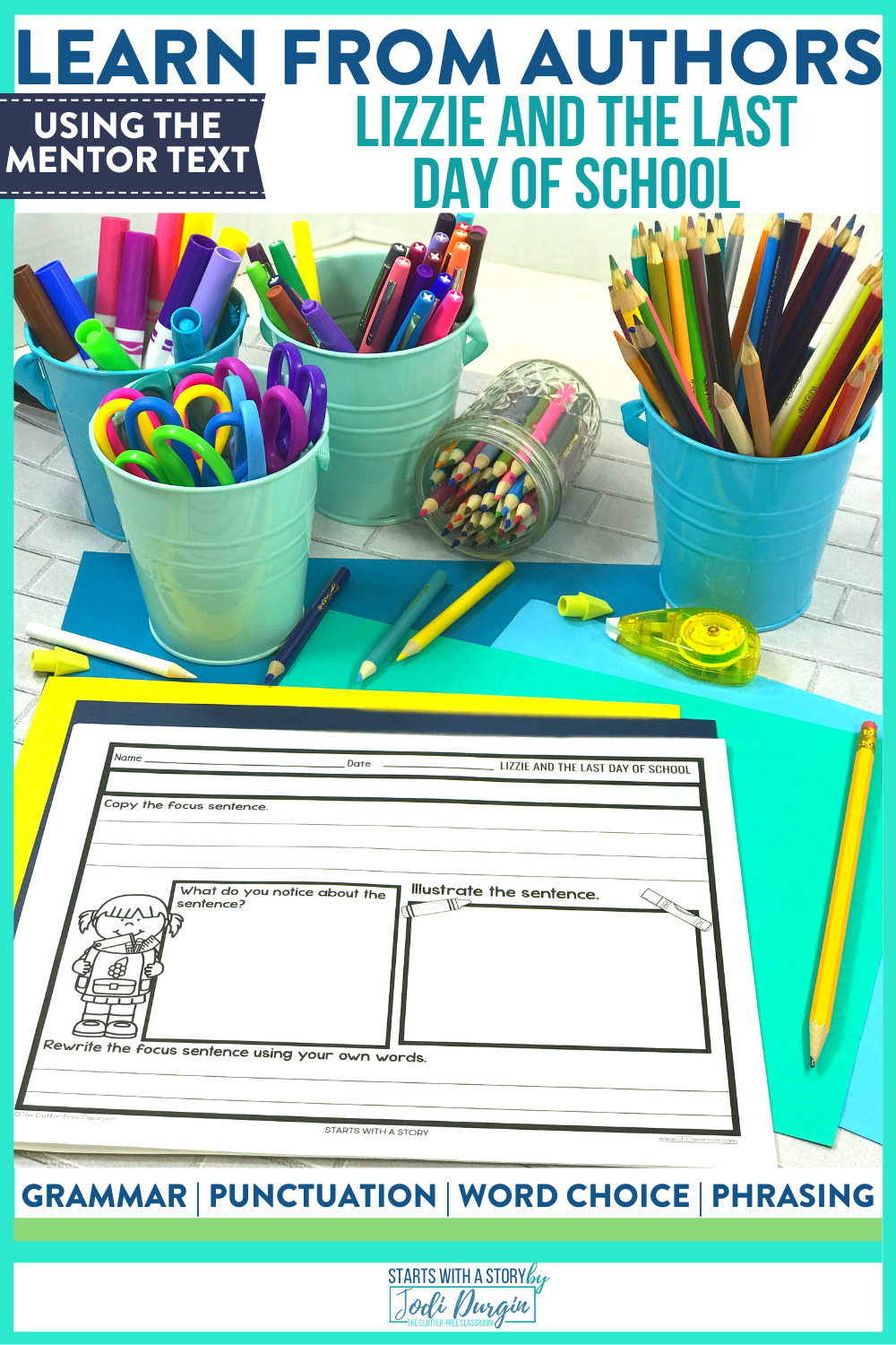 Lizzie and the Last Day of School Book Activities