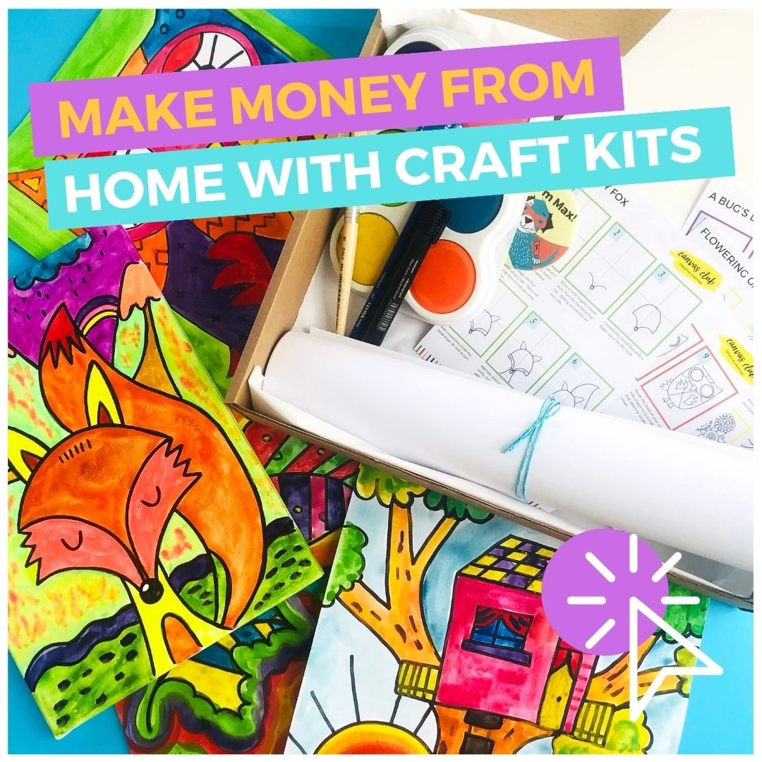 Teach Arts & Crafts to Kids (In person, Online & Kits)
