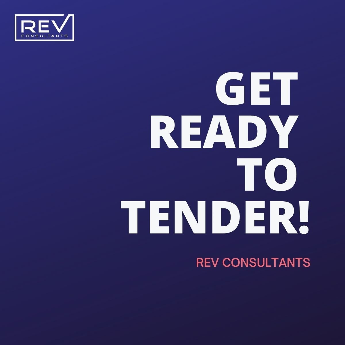 Tender Training for Subbies | REV Consultants