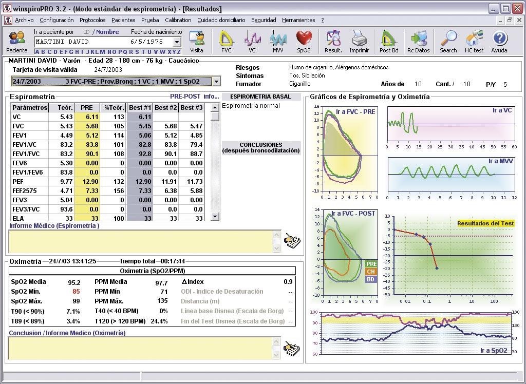 Espirómetro MIR Spirolab
