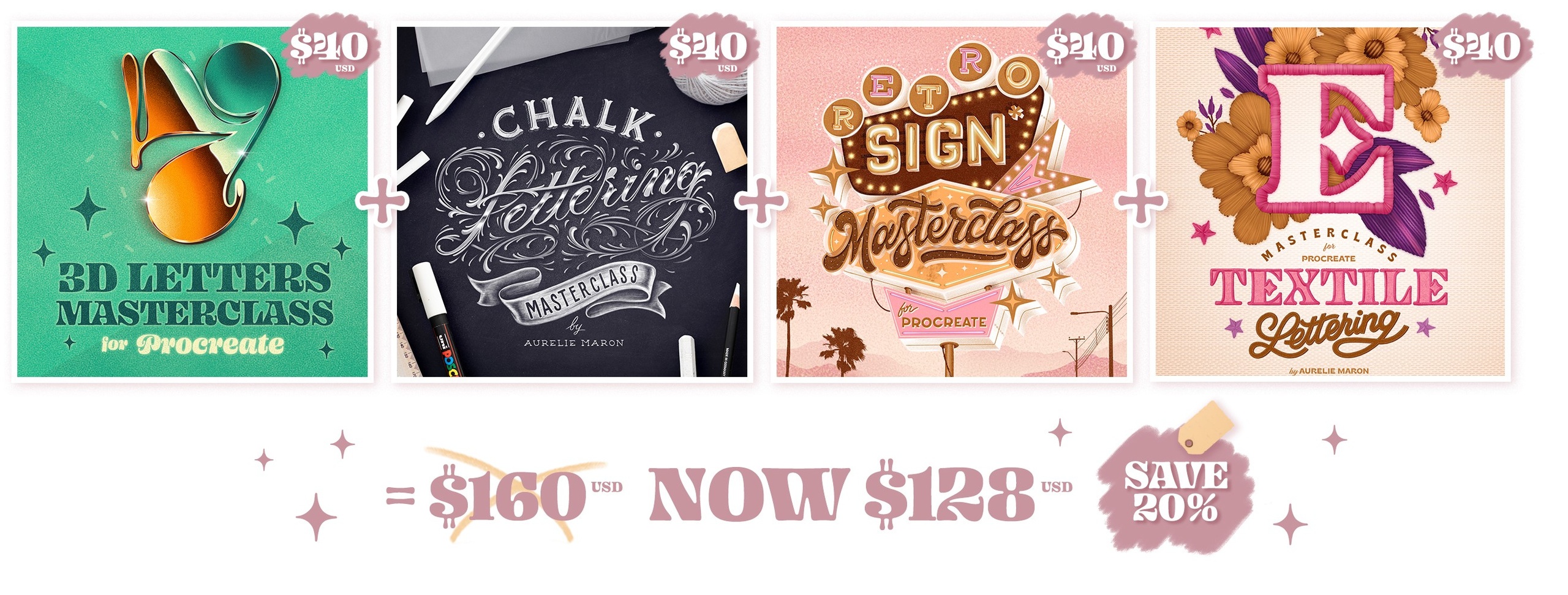 The Ultimate Lettering Masterclass Bundle