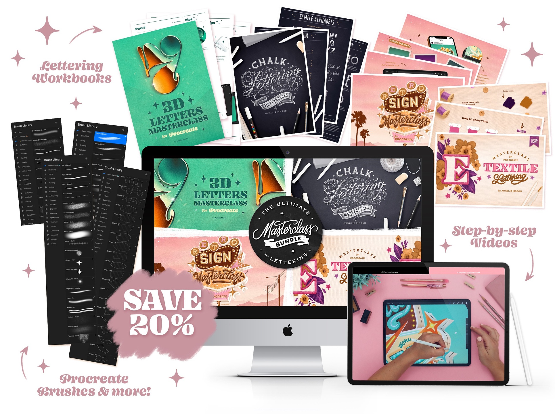 The Ultimate Lettering Masterclass Bundle