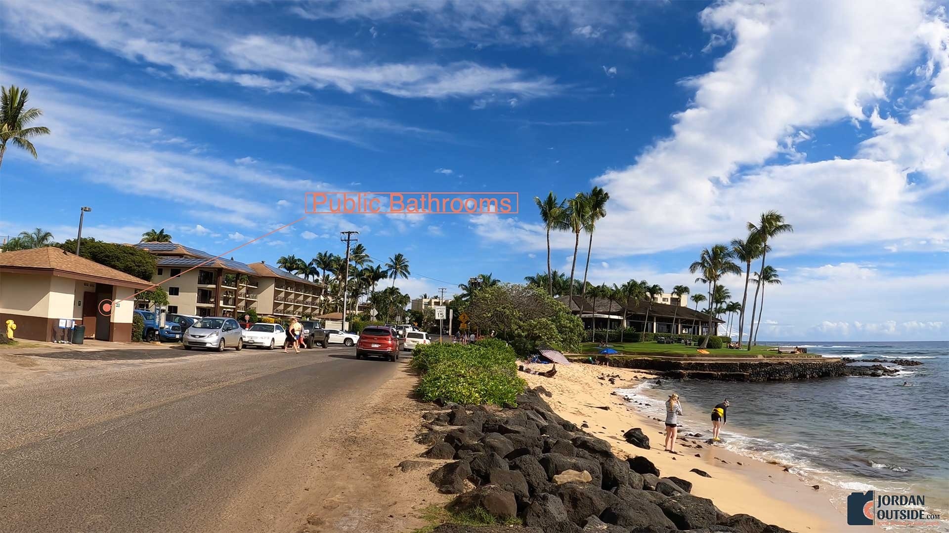 The best snorkeling at Lawa'i Beach on the south side of Kauai, Hawaii