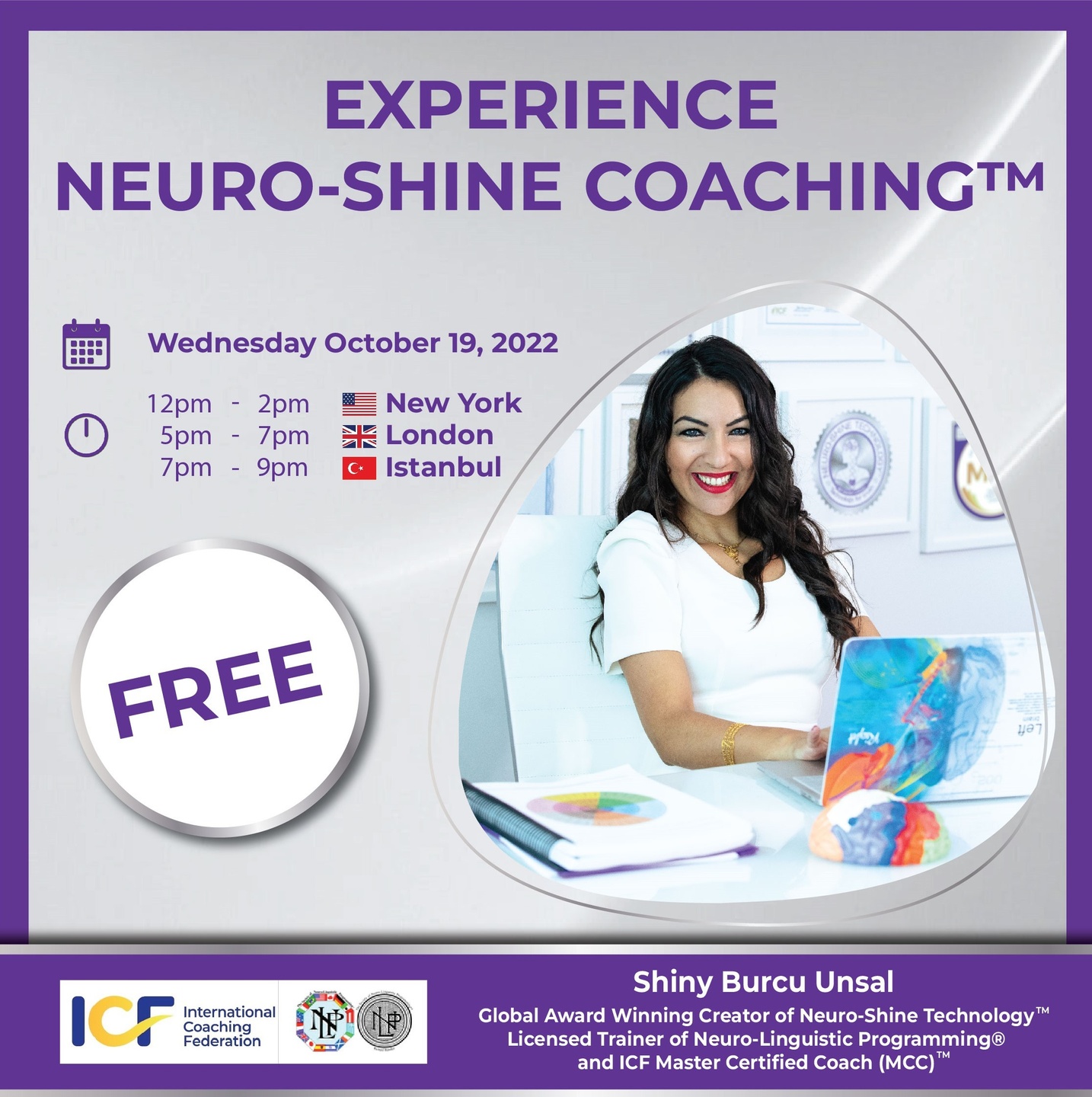 Become an ICF Certified Coach | NLP & Coach Trainer | Shiny Unsal