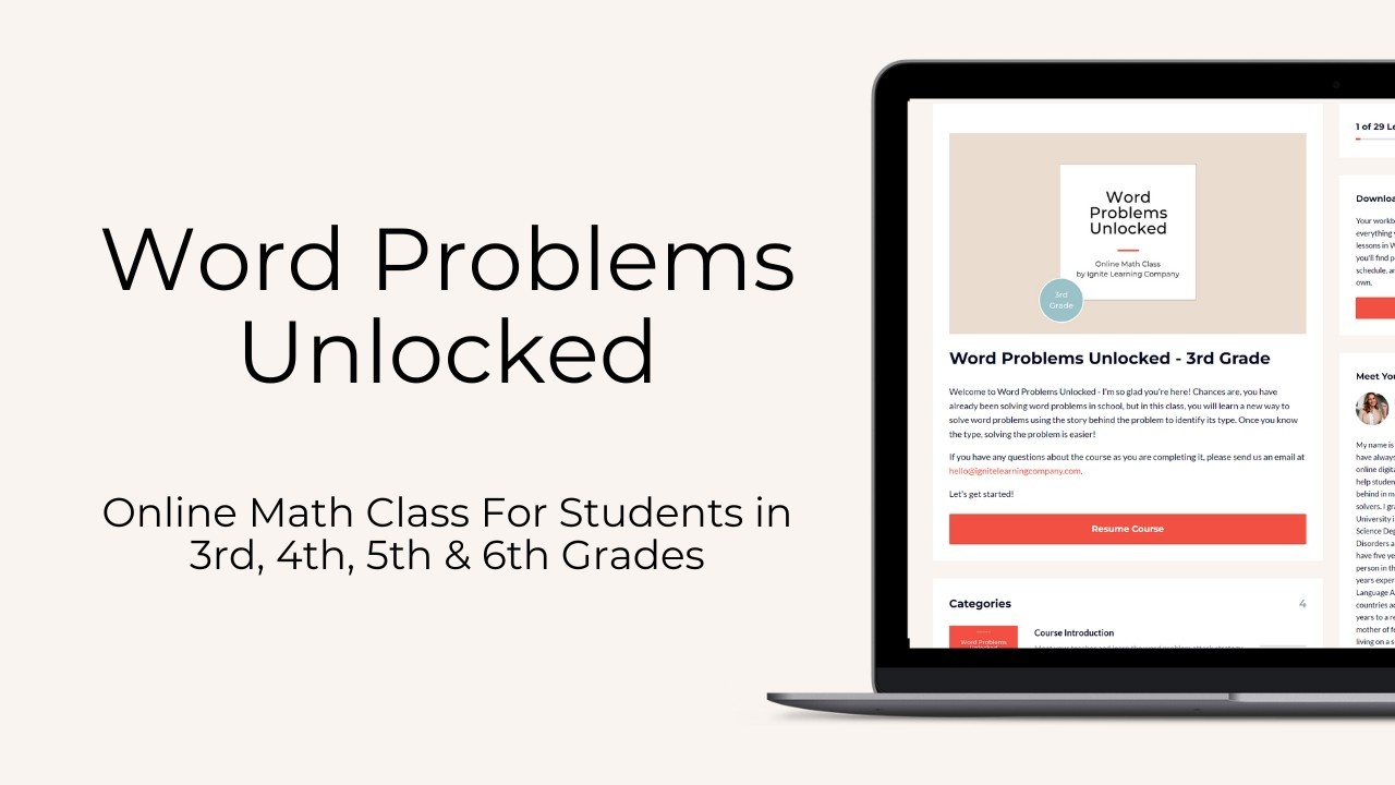 Ignite Learning Company - Math Resources for 3rd - 6th Grade