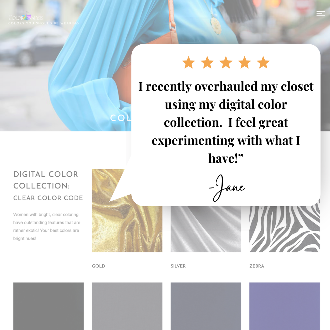 Light Color Code - Digital Color Swatches for Dressing