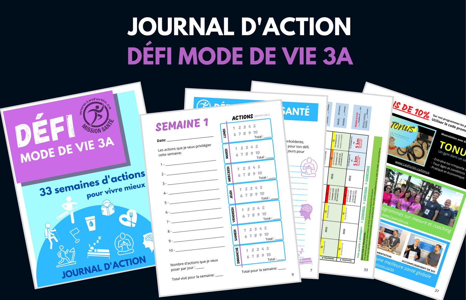 Défi 3A - par Les Fortin Mission Santé