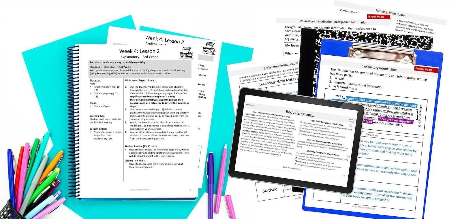 Simplify Writing® For Elementary