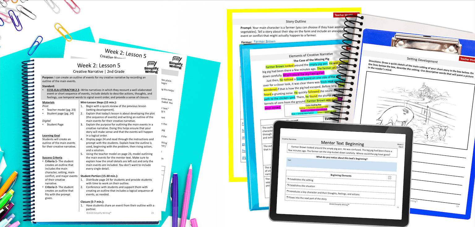 Simplify Writing® For Elementary