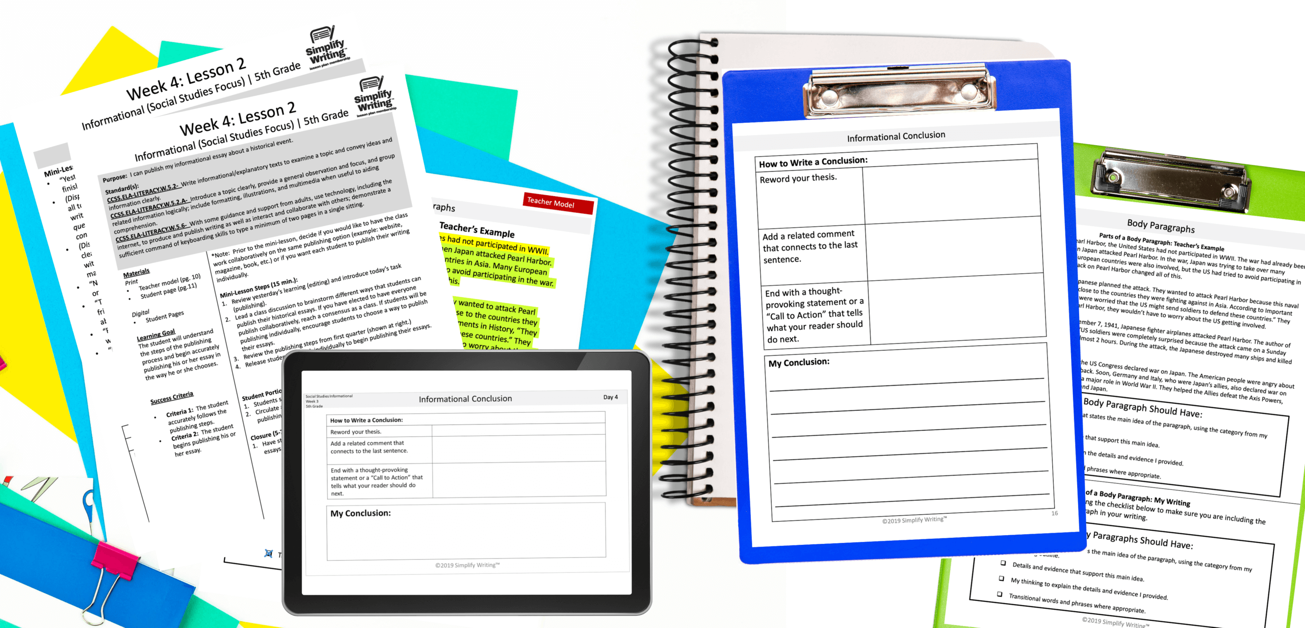 Simplify Writing® For Elementary