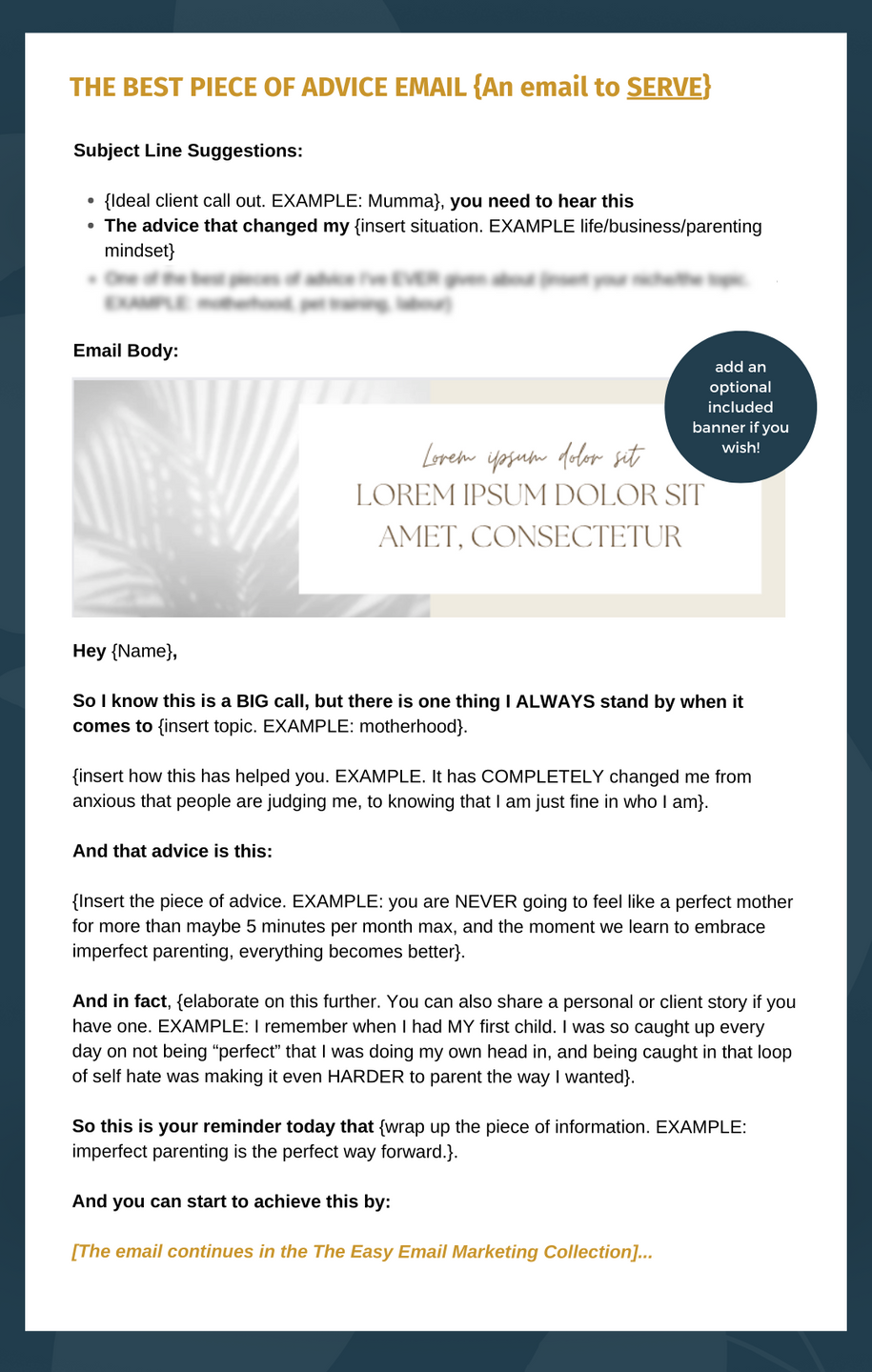 Easy Email Marketing - Service-Based + Digital Product Edition