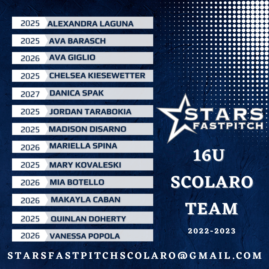 16U Stars Fastpitch Scolaro