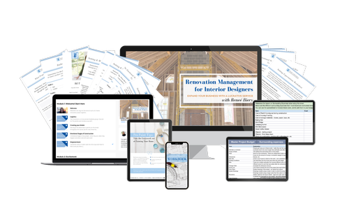 Renovation Management for Interior Designers Course