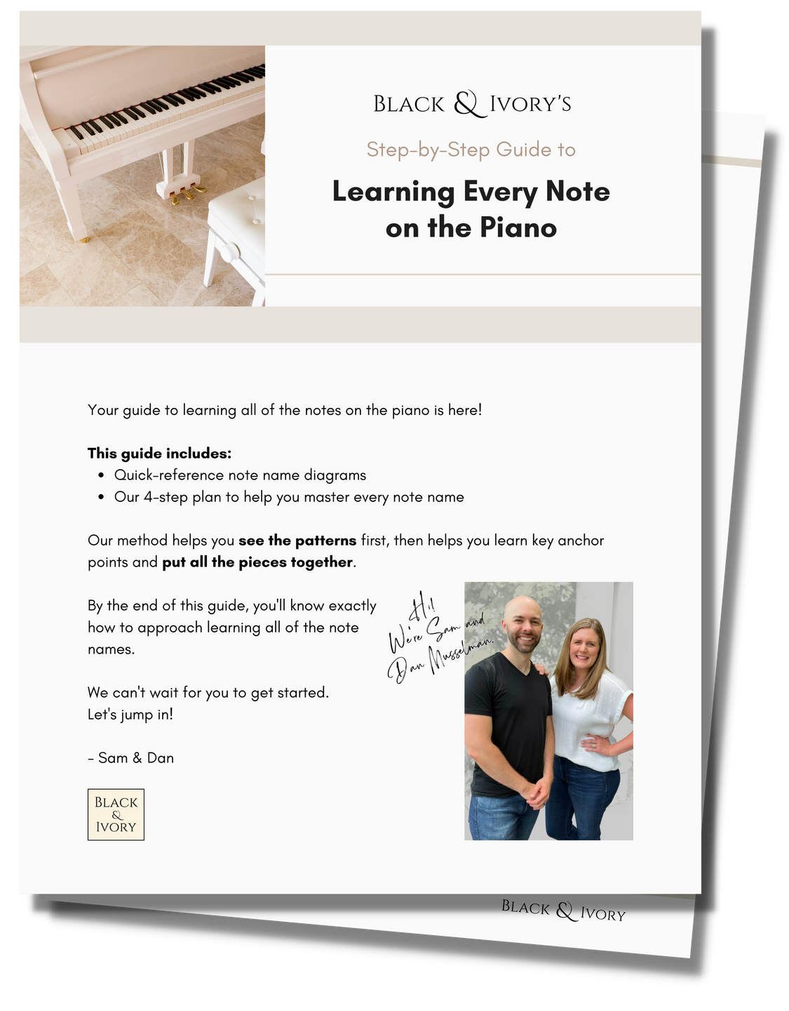 Note Names Guide Note Names Guide