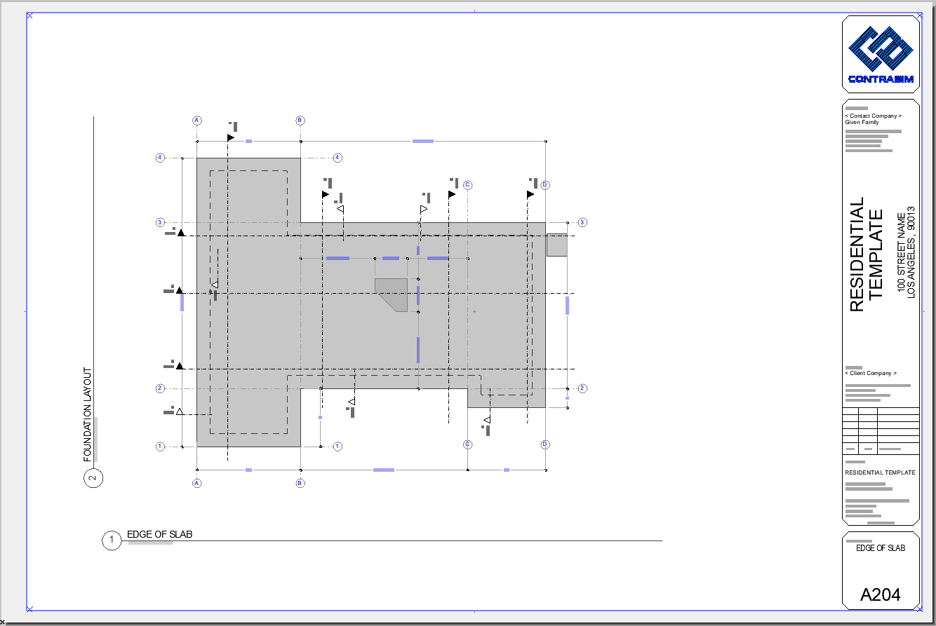 Design-Build Residential Template for Archicad