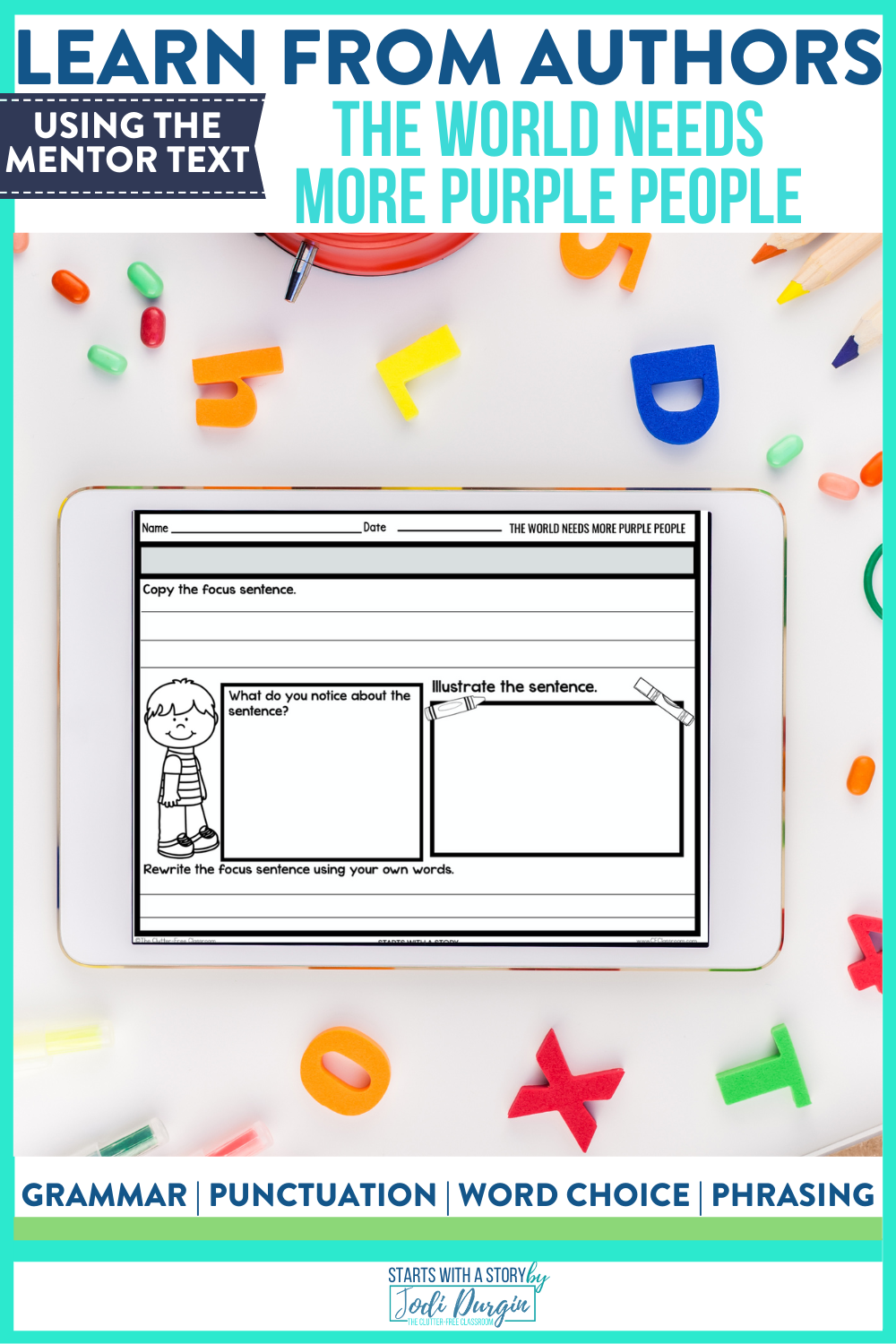 The World Needs More Purple People Book Activities