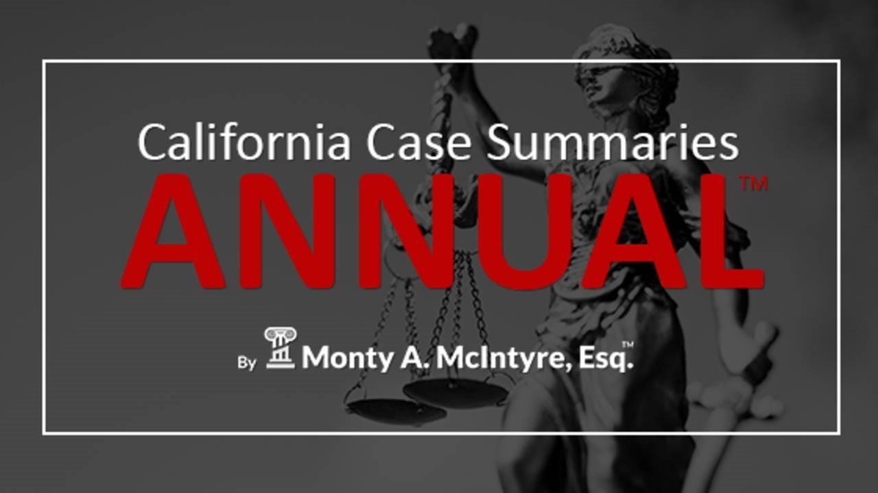 California Case Summaries™