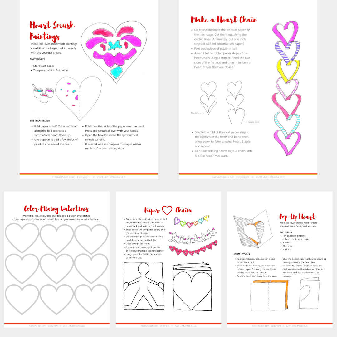 Valentine's Arts & Crafts for Kids