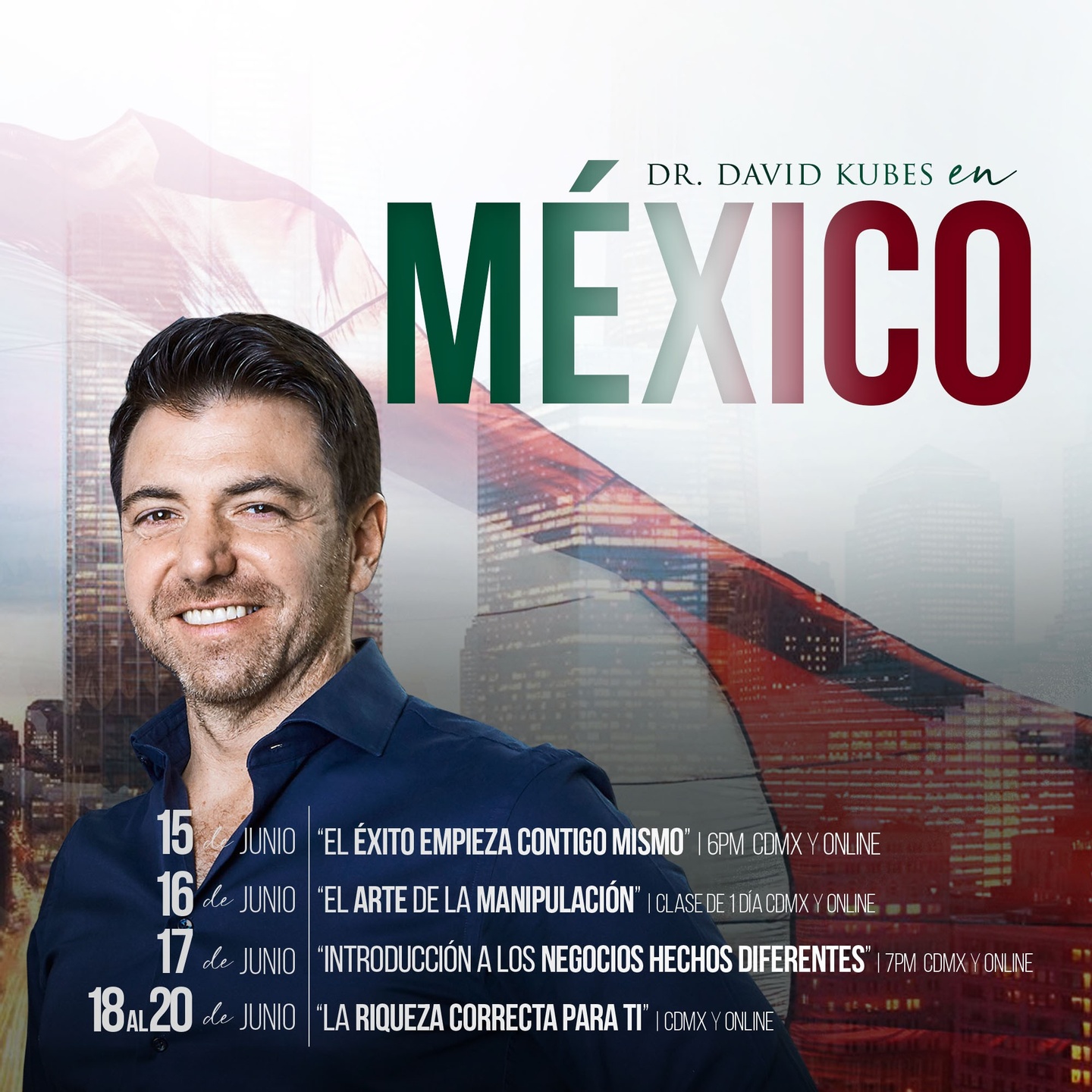 Dr David Kubes' Events